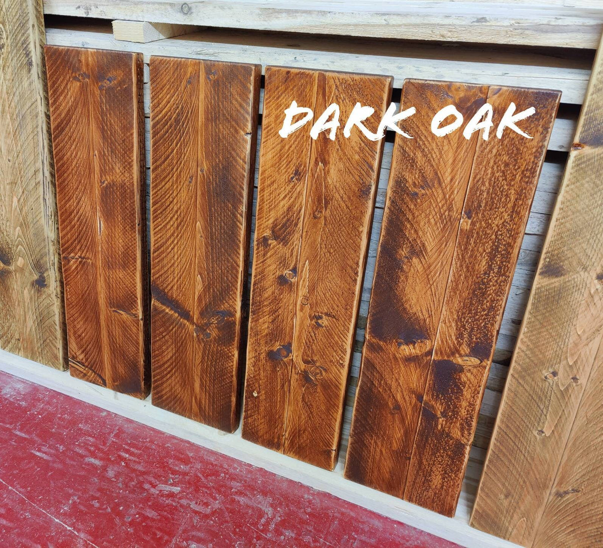 Coloured Rustic Shelves| Reclaimed Boards| Scaffold| Rustic – Rustic by ...